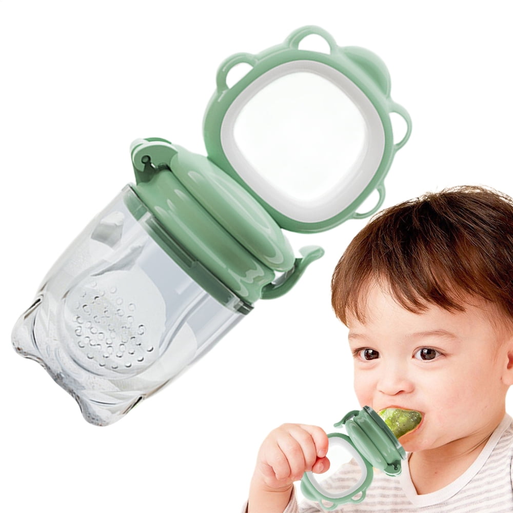 AOKAILA Food Pacifier For Babies Mesh Baby Food Feeder Ergonomic Grip ...