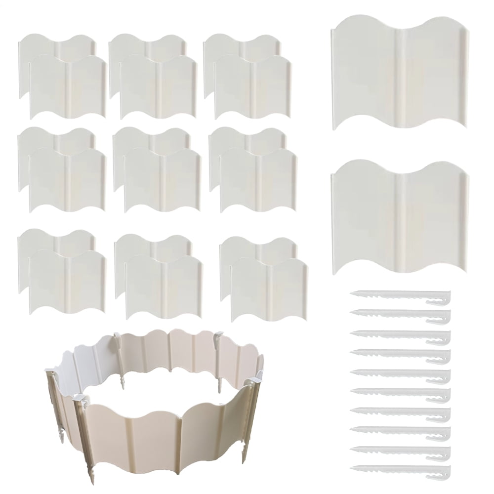AOKAILA Garden Edger Border Decorative Garden Border Fence Panel 20 ...