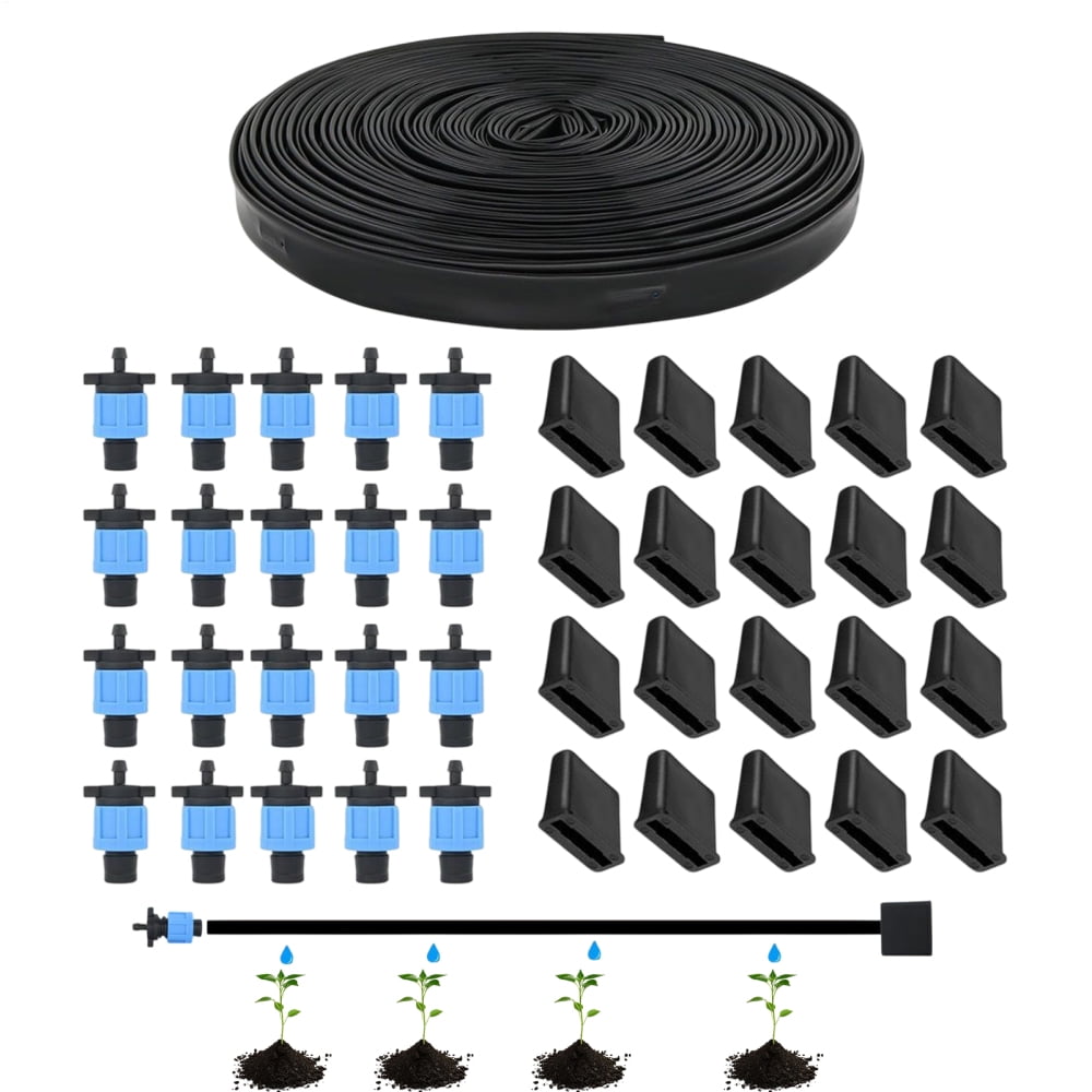 AOKAILA Garden Irrigation System Adjustable Drip Irrigation Parts Water ...