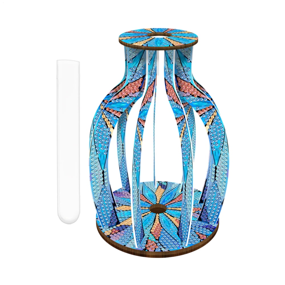 AOKAILA Gem Art Painting Crystal Rhinestones Art Painting Vase Handmade ...