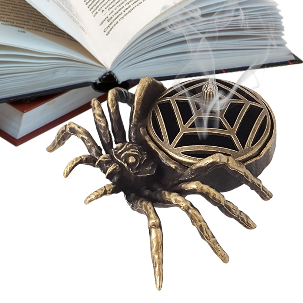 AOKAILA Incense Burner Buddhist Utensils Spider Burner Hollow ...