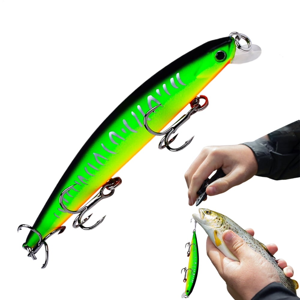 AOKAILA Jerkbaits for Bass Fishing Realistic Swimming Bait Sea Fishing ...