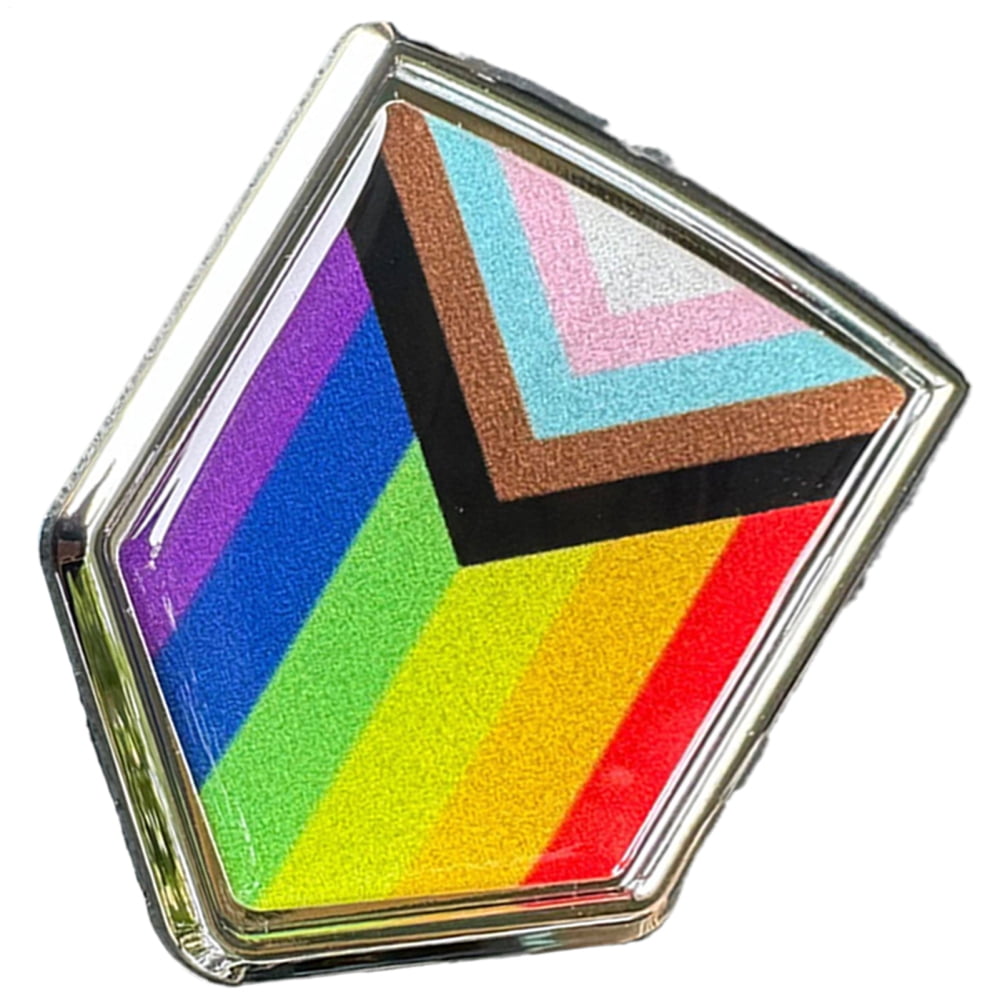 AOKAILA Metal Car Decal Emblem 3D Rainbow Flag Car Window Stickers ...