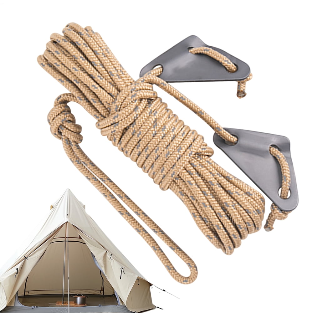 AOKAILA Outdoor Rope for Tarp Guy Lines Tent Cords Ropes 32.8Ft 5mm ...