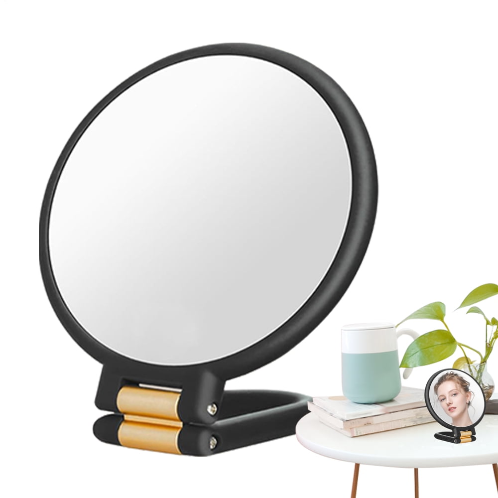 AOKAILA Personal Makeup Mirrors Foldable Round Double Side Tabletop ...