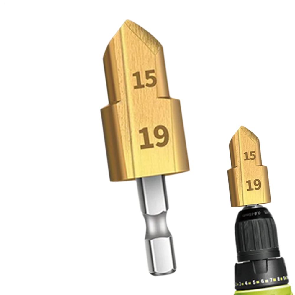 AOKAILA Pipe Reaming Drill Bits PVC Reamer Water Pipe Fitting Tool ...