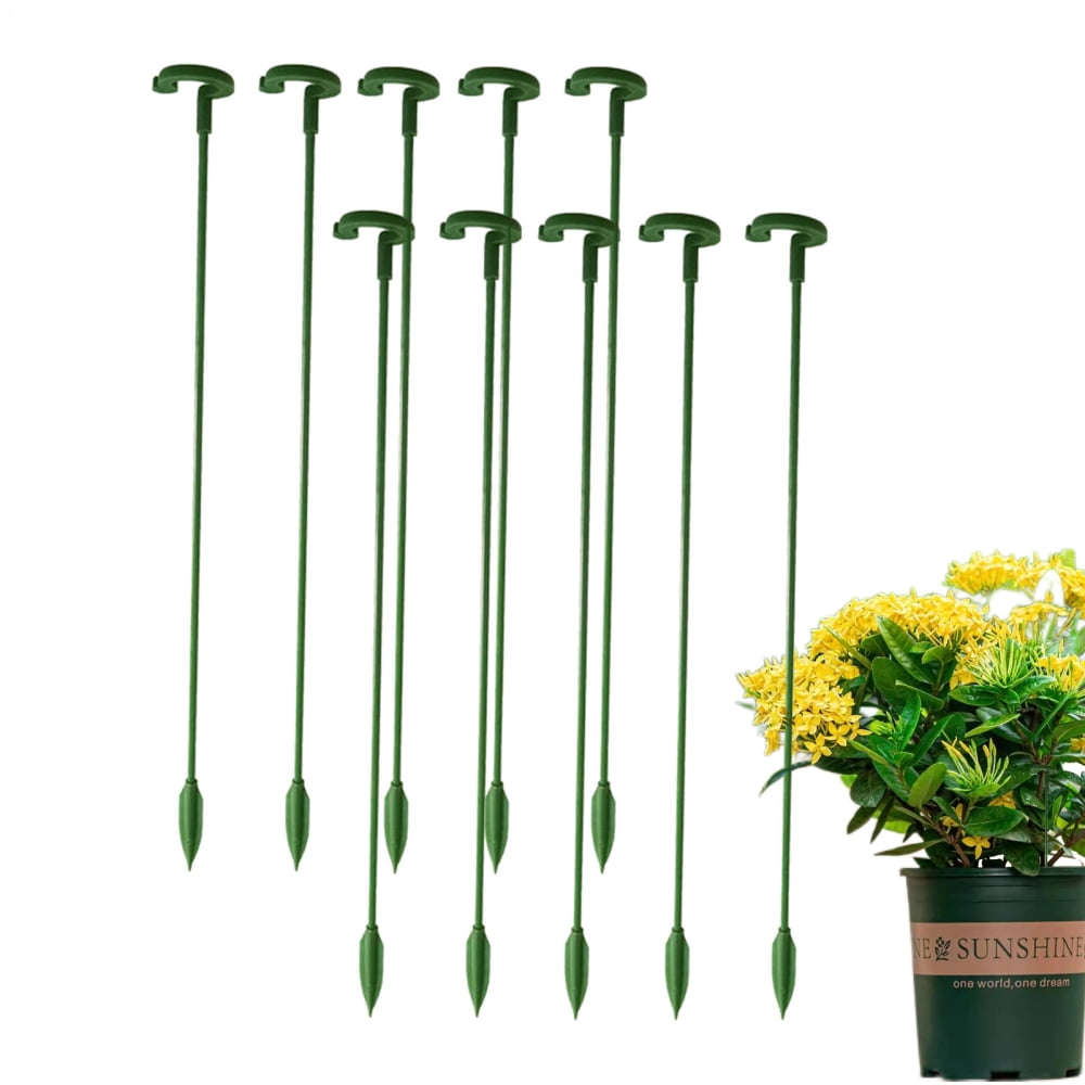 AOKAILA Plant Stakes for Indoor Plants 10X Peony Holder Sticks Reusable ...