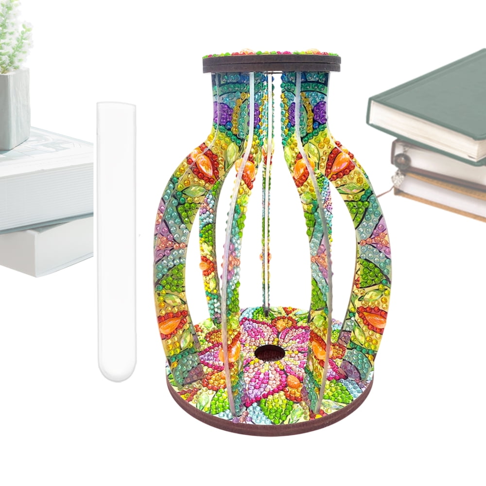 AOKAILA Rhinestones Painting Kits Vase Rhinestones Art Kits for Adults ...