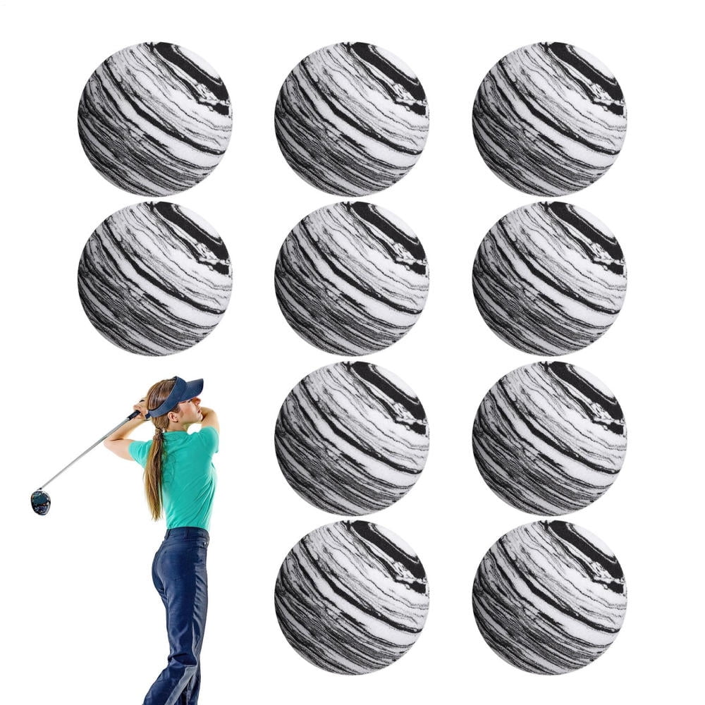 AOKAILA Sponge Practice Golf Balls 10X Stripe Practice Balls Sport ...