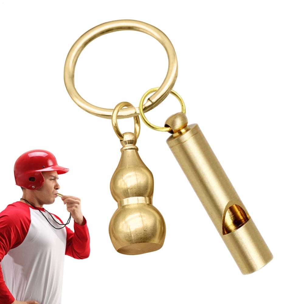 AOKAILA Survival Whistle Vintage Brass Safety Whistle Auspicious Car ...