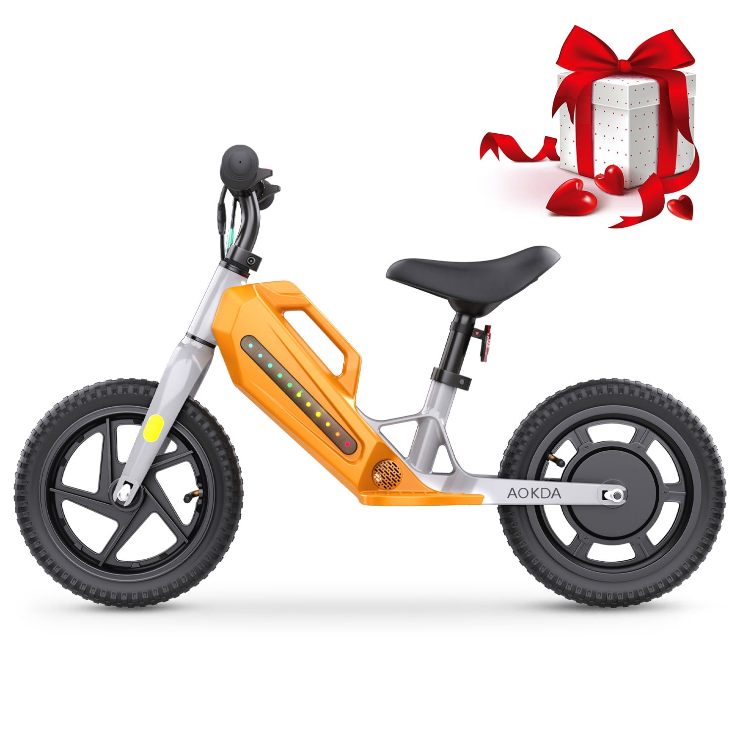 AOKDA Kids Ride On Electric Balance Bicycle E-Bike for Kids 3 - 6 with 180W 21.6V 5.2Ah Li ...