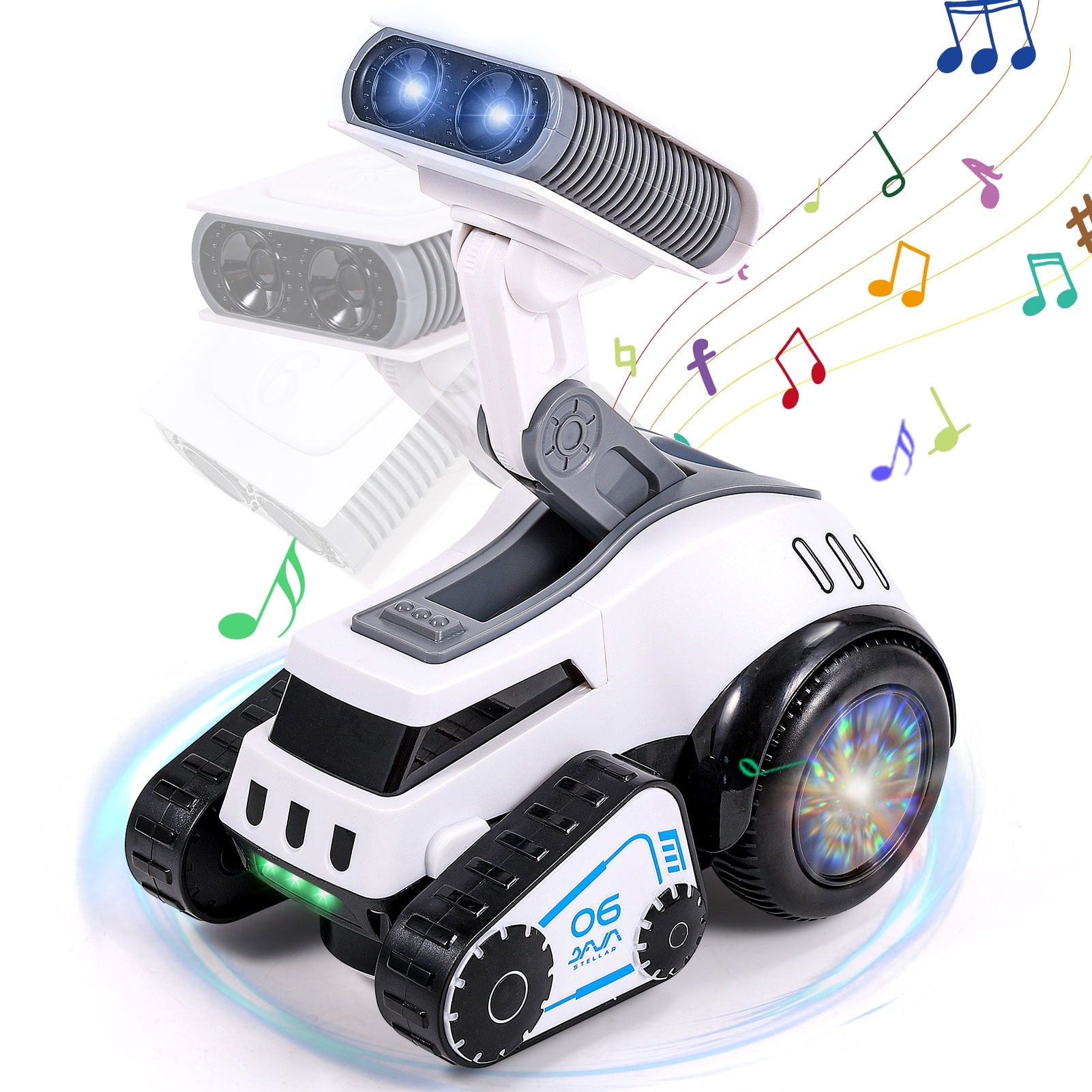 AOKESI Electronic Walking Dancing Robot Toys, Moon Rob-E Electronic ...