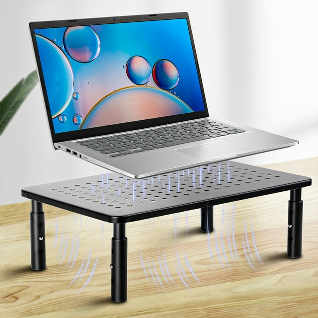 AOKESI Monitor Stand, Monitor Stand Riser 3 Height Adjustable, Metal ...