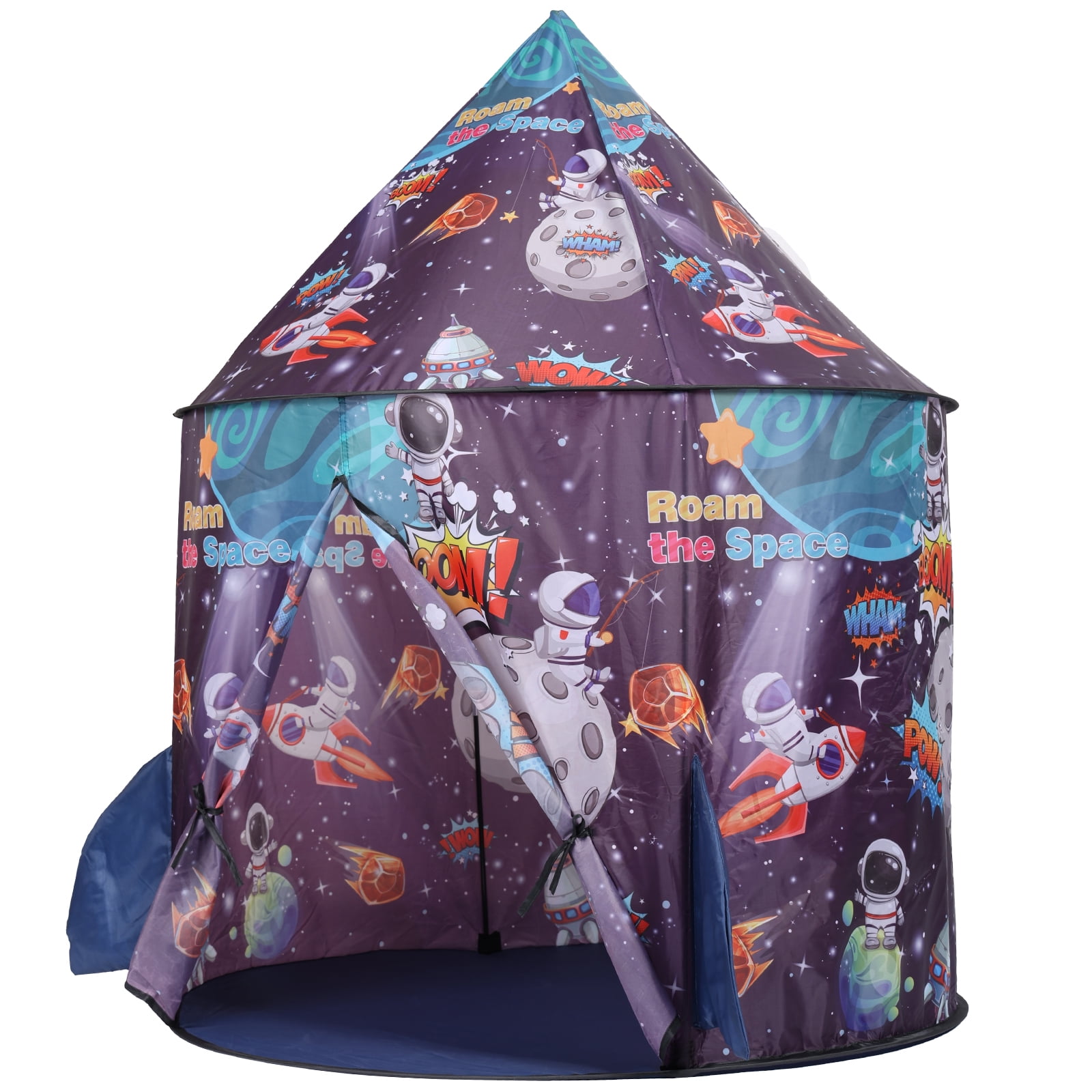 AOKESI Rocket Ship Play Tent for Kids, Astronaut Space Themed Pop Up ...
