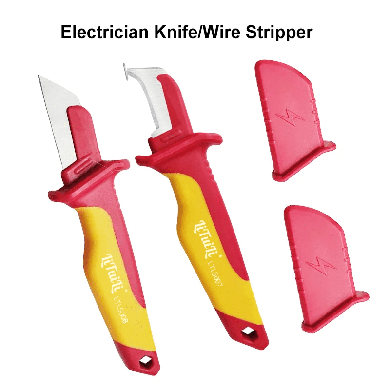 AOLIGEI Electrician Knife Insulated Cable Stripping Snips Straight ...
