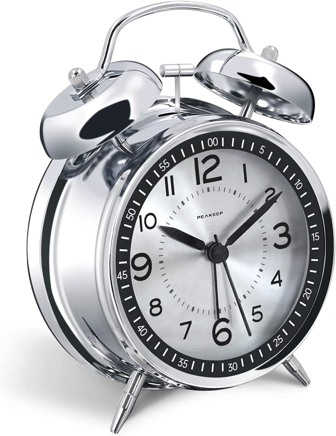 AOLIGEI Loud Alarm Clock - Desktop Metal Alarm Clock for Working ...