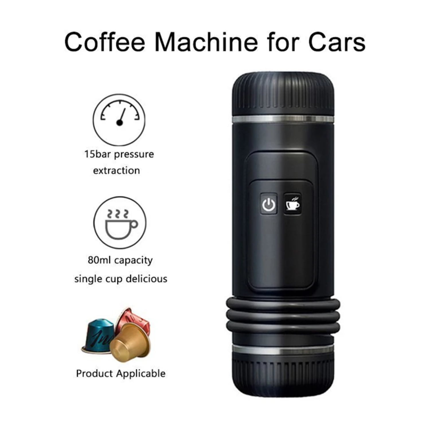AOLIGEI Portable Rechargeable Heating Coffee Maker - Perfect for Travel Camping and Hiking ...