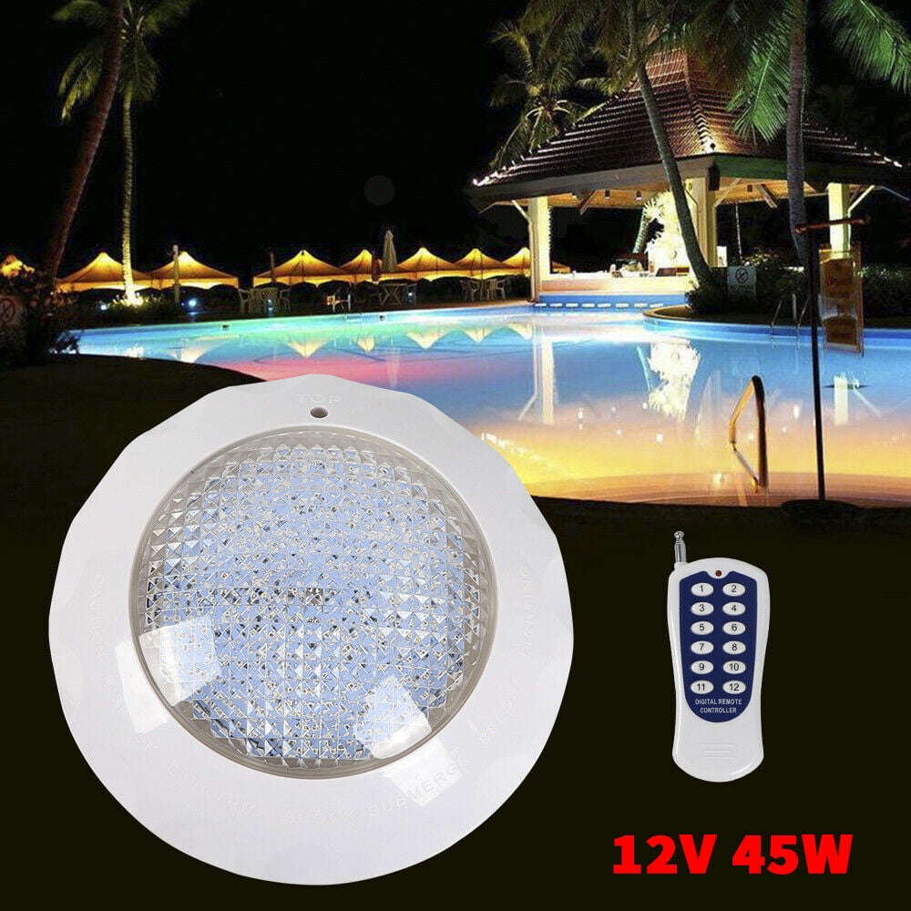 AOLIGEI, Swimming Pool Light Underwater Lamp LED RGB Remote - Walmart.com