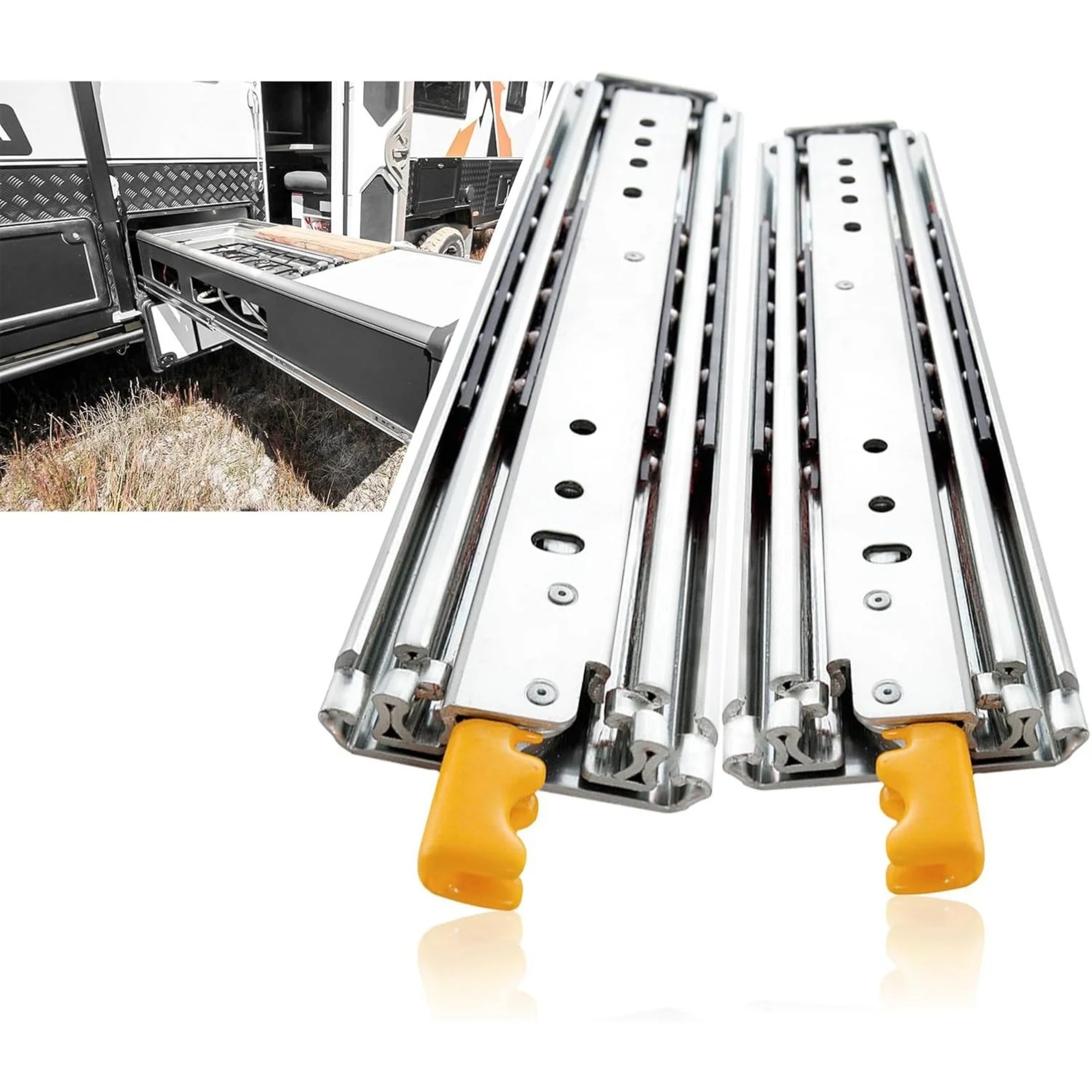 AOLISHENG 1 Pair Heavy Duty Drawer Slides 12 14 16 1 - Walmart.com