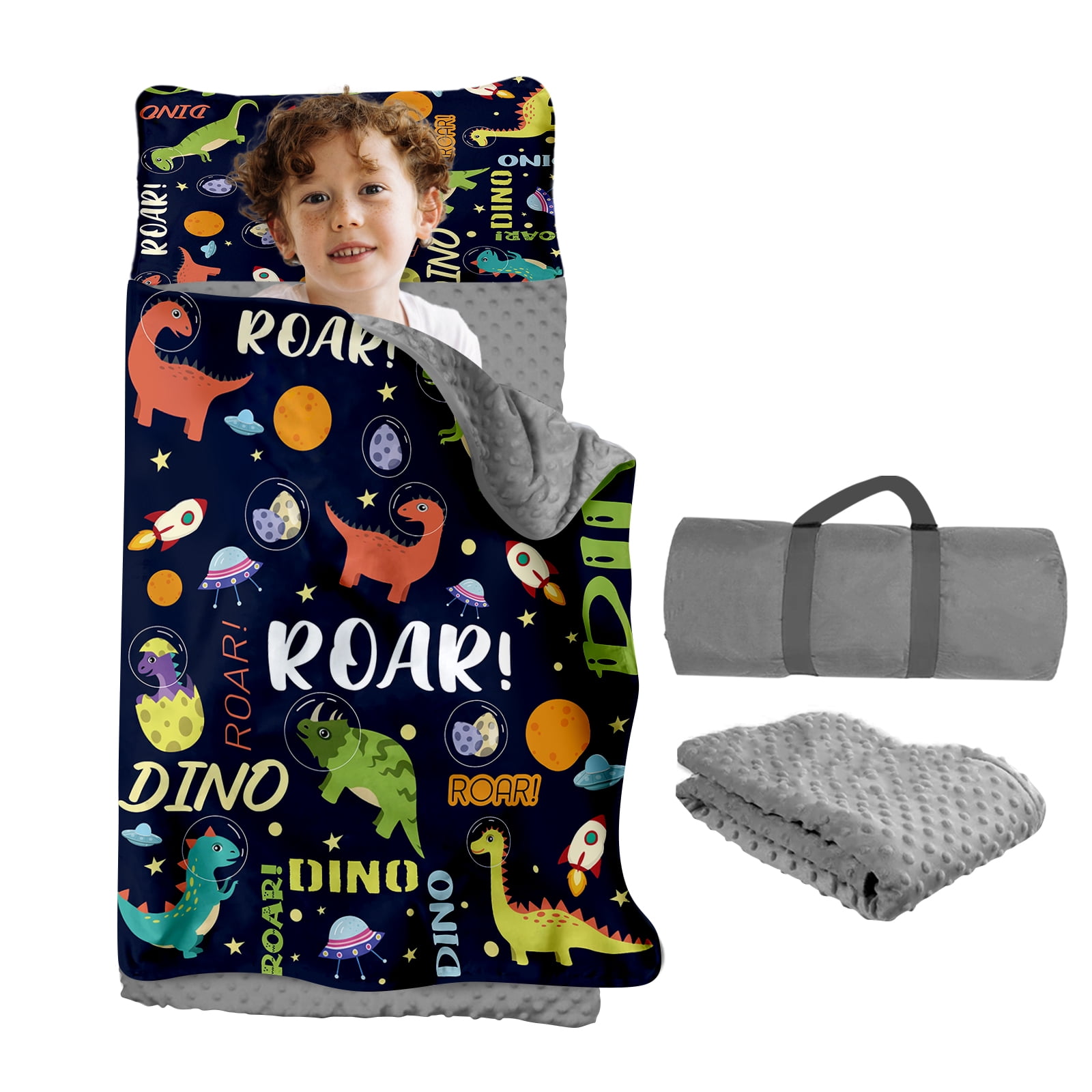 AOLOA Custom Toddler Nap Mat for Preschool, Personalized Name Kids Nap ...