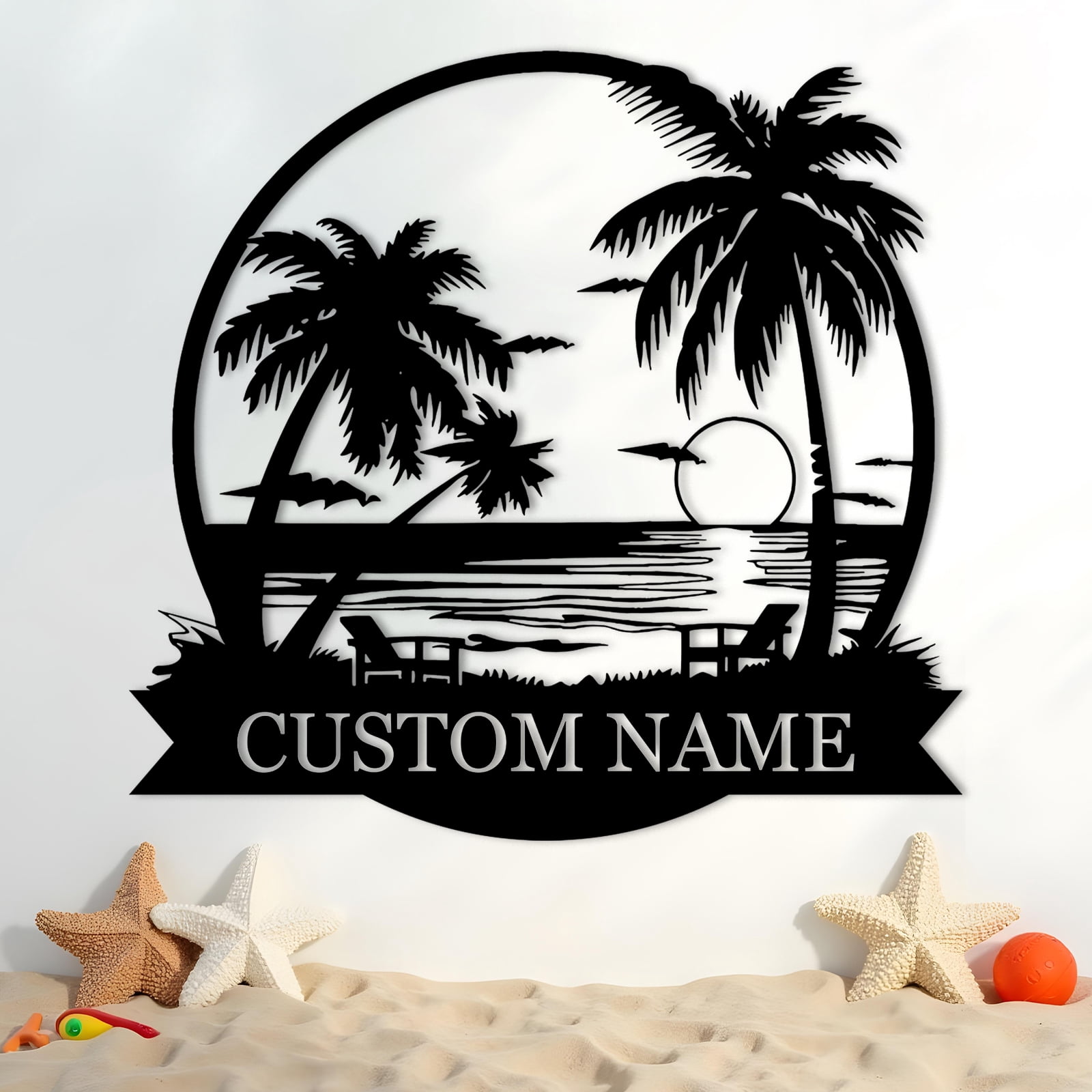 AOLOA Metal Signs Customized | Personalized Beach Metal Signs | Custom ...