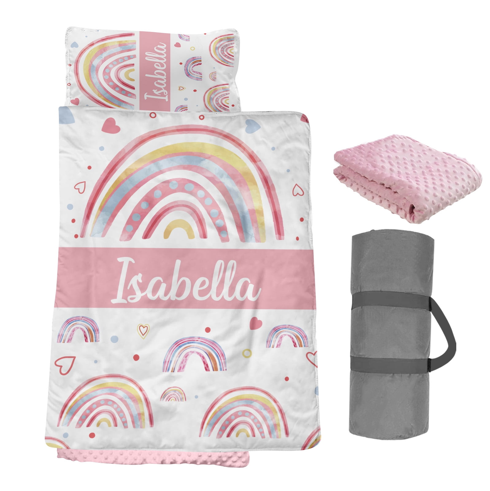 AOLOA Personalized Toddler Nap Mat, Custom Name Kids Sleeping Mat for ...