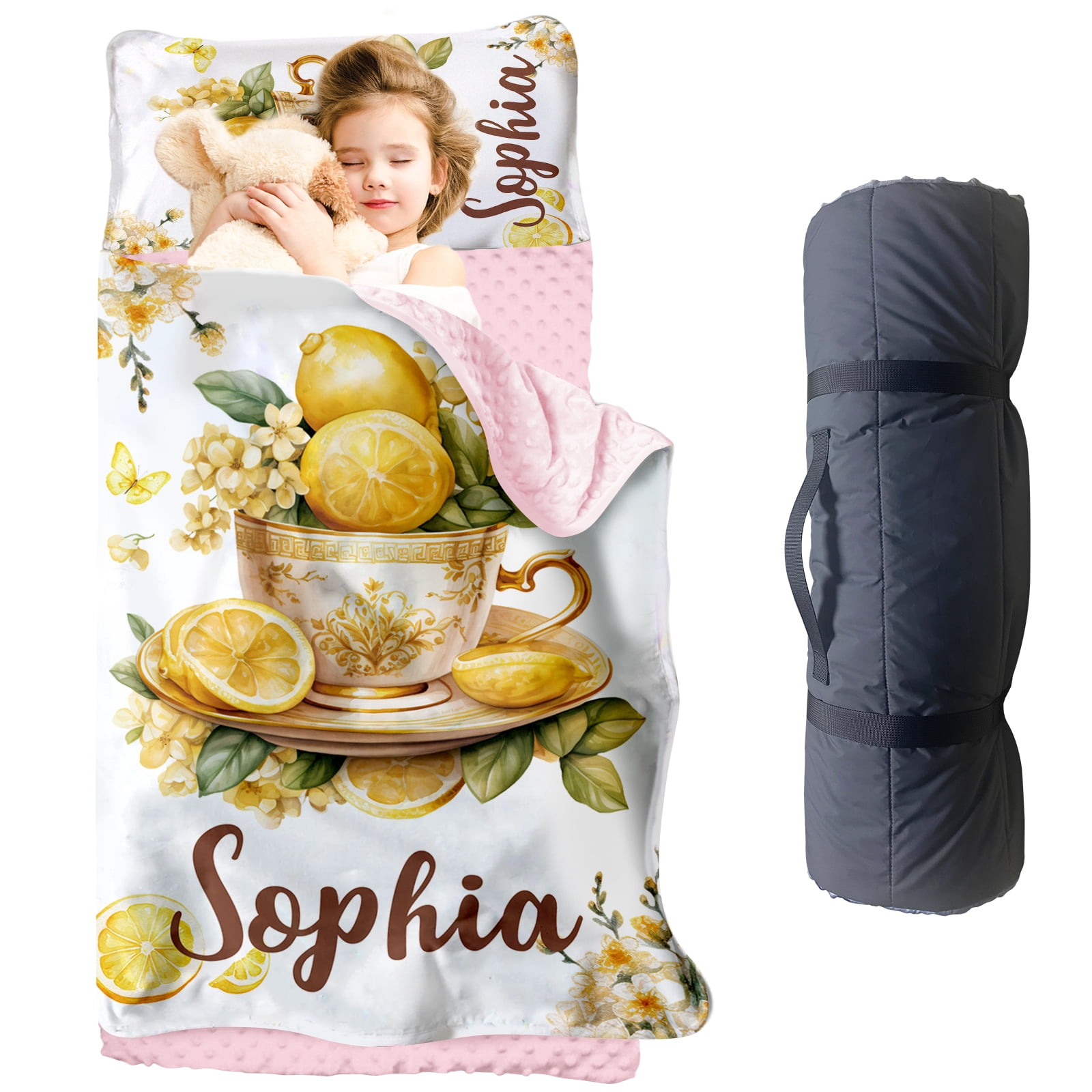 AOLOA Personalized Toddler Nap Mat for Preschool, Custom Name Kids Nap ...