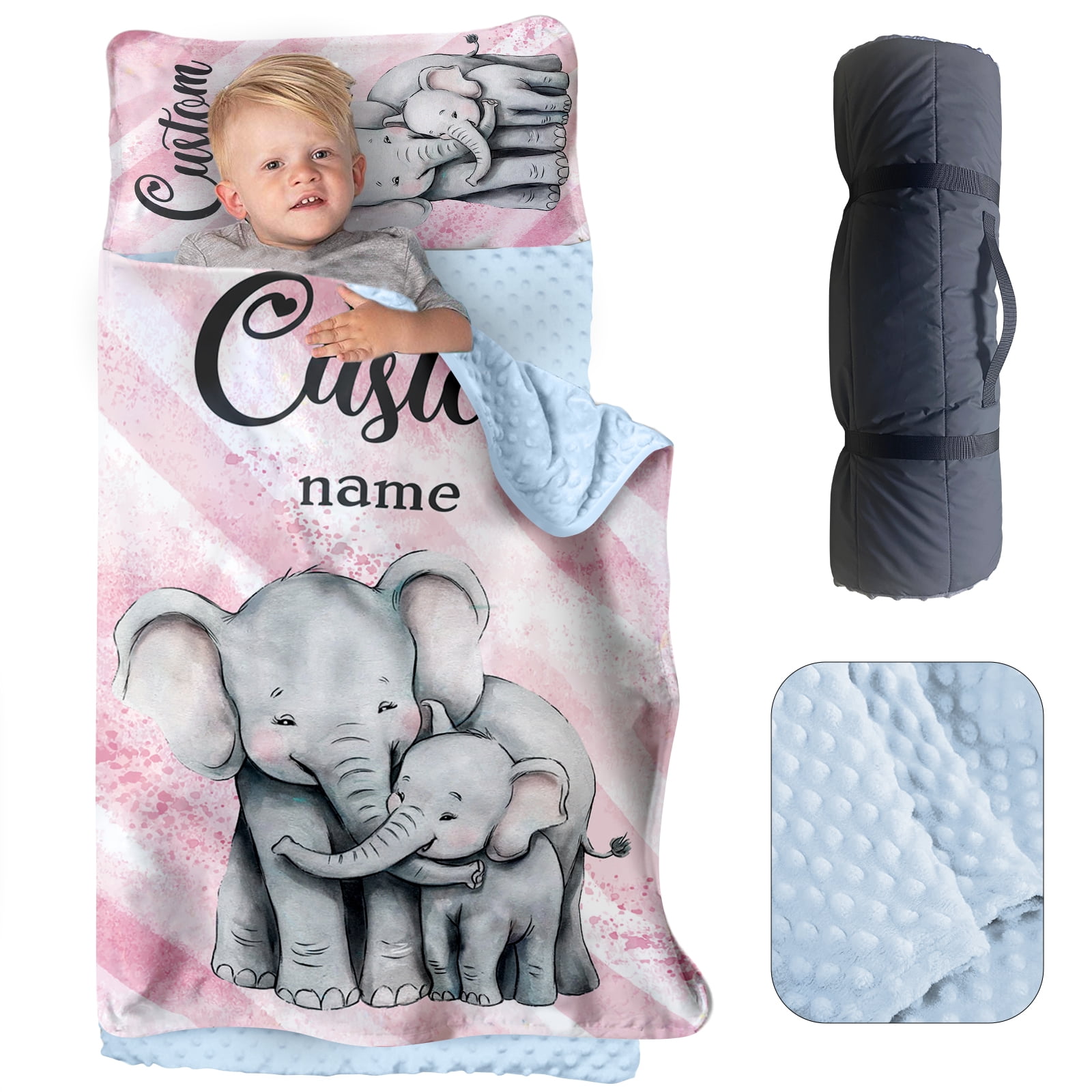 AOLOA Personalized Toddler Nap Mat for Preschool, Custom Name Kids Nap ...