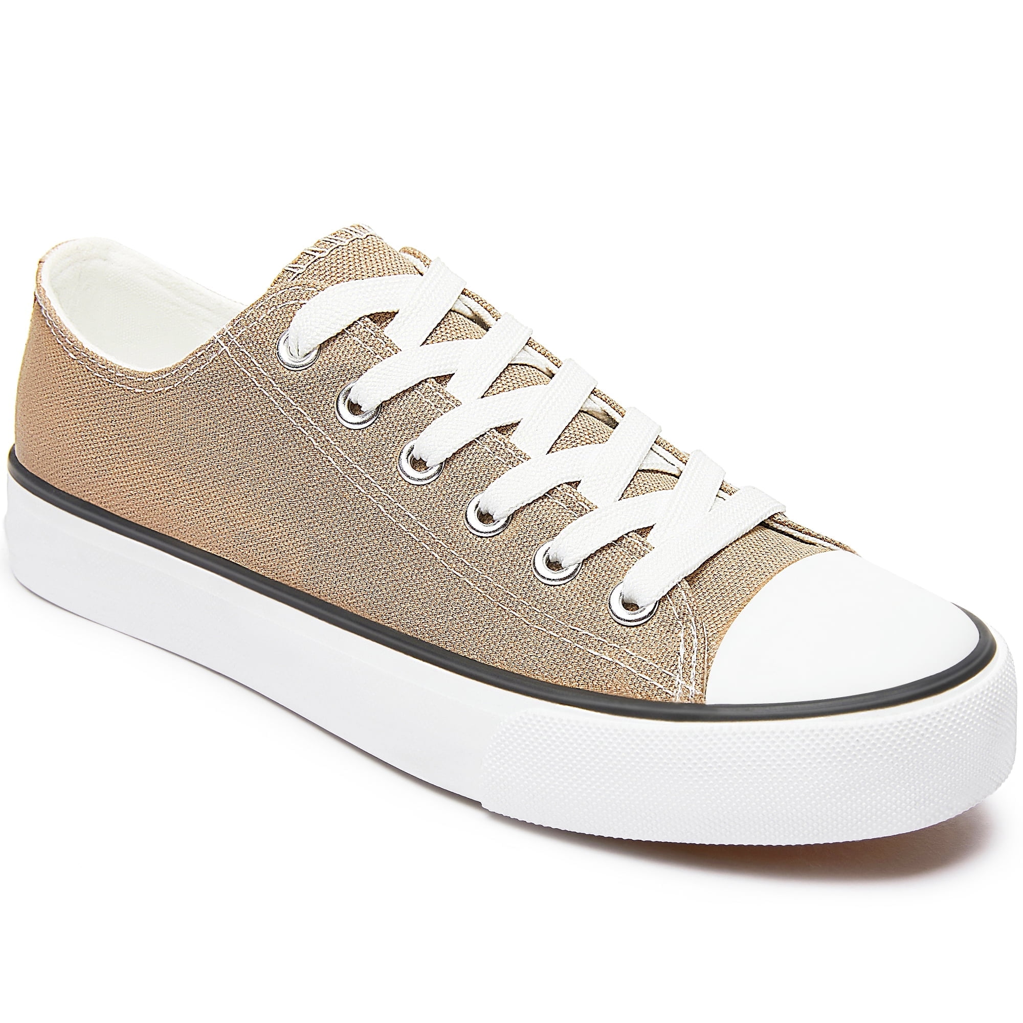 AOMAIS Womens Canvas Fashion Sneakers Classic Low Top Fabric Shoes ...