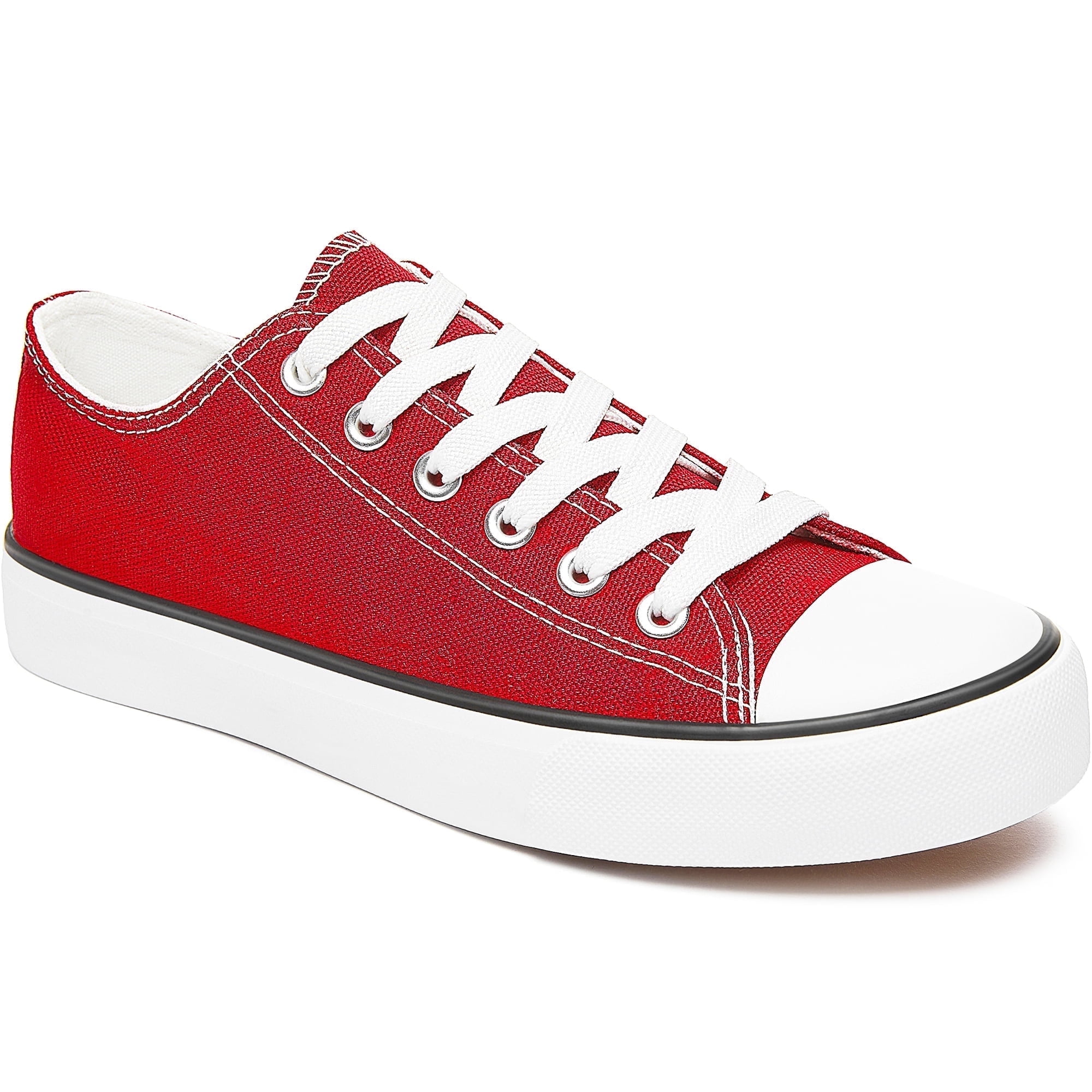 AOMAIS Womens Canvas Fashion Sneakers Classic Low Top Fabric Shoes ...