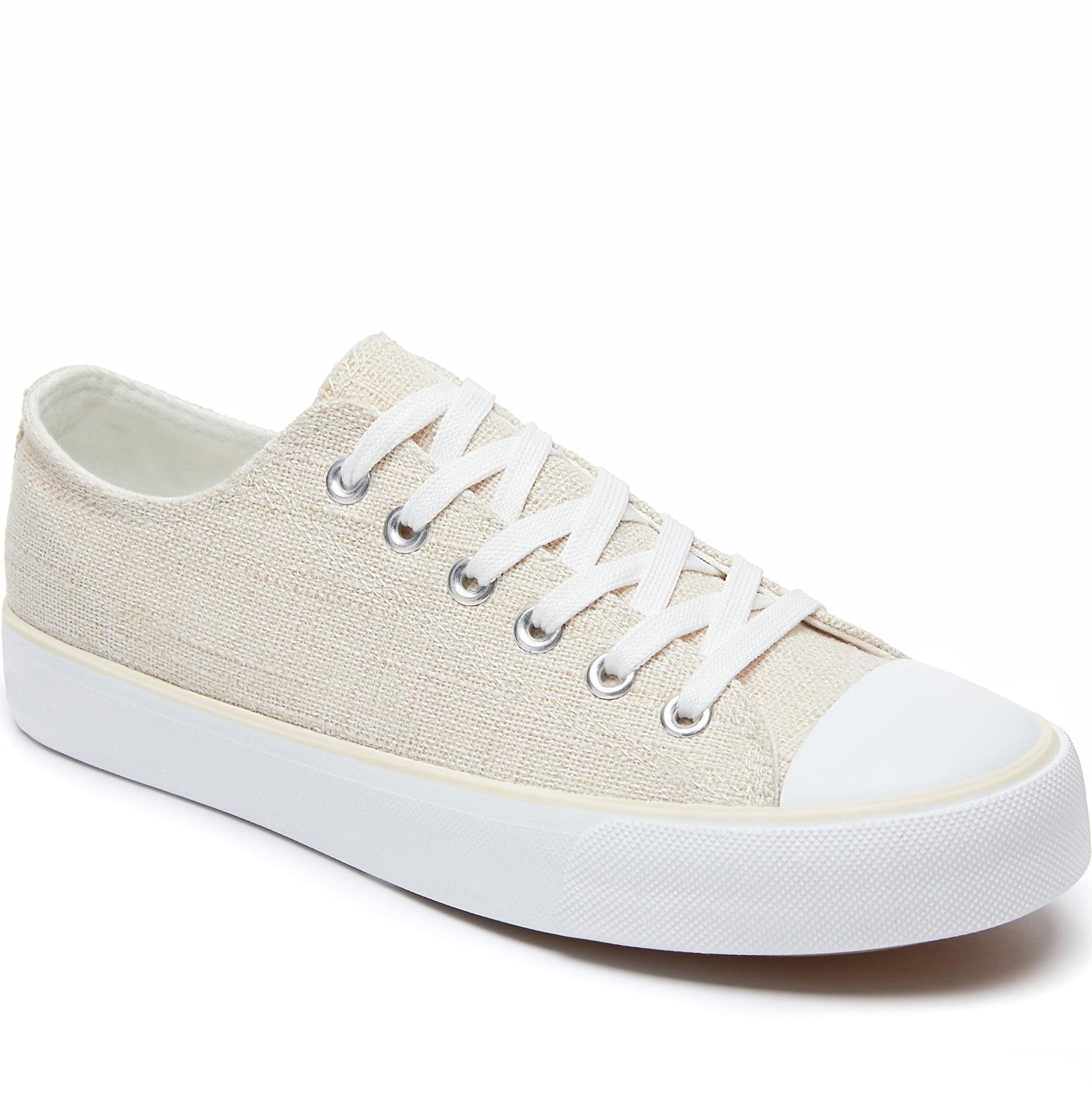 AOMAIS Womens Canvas Fashion Sneakers Classic Low Top Fabric Shoes Casual Walking Canvas Flats ...