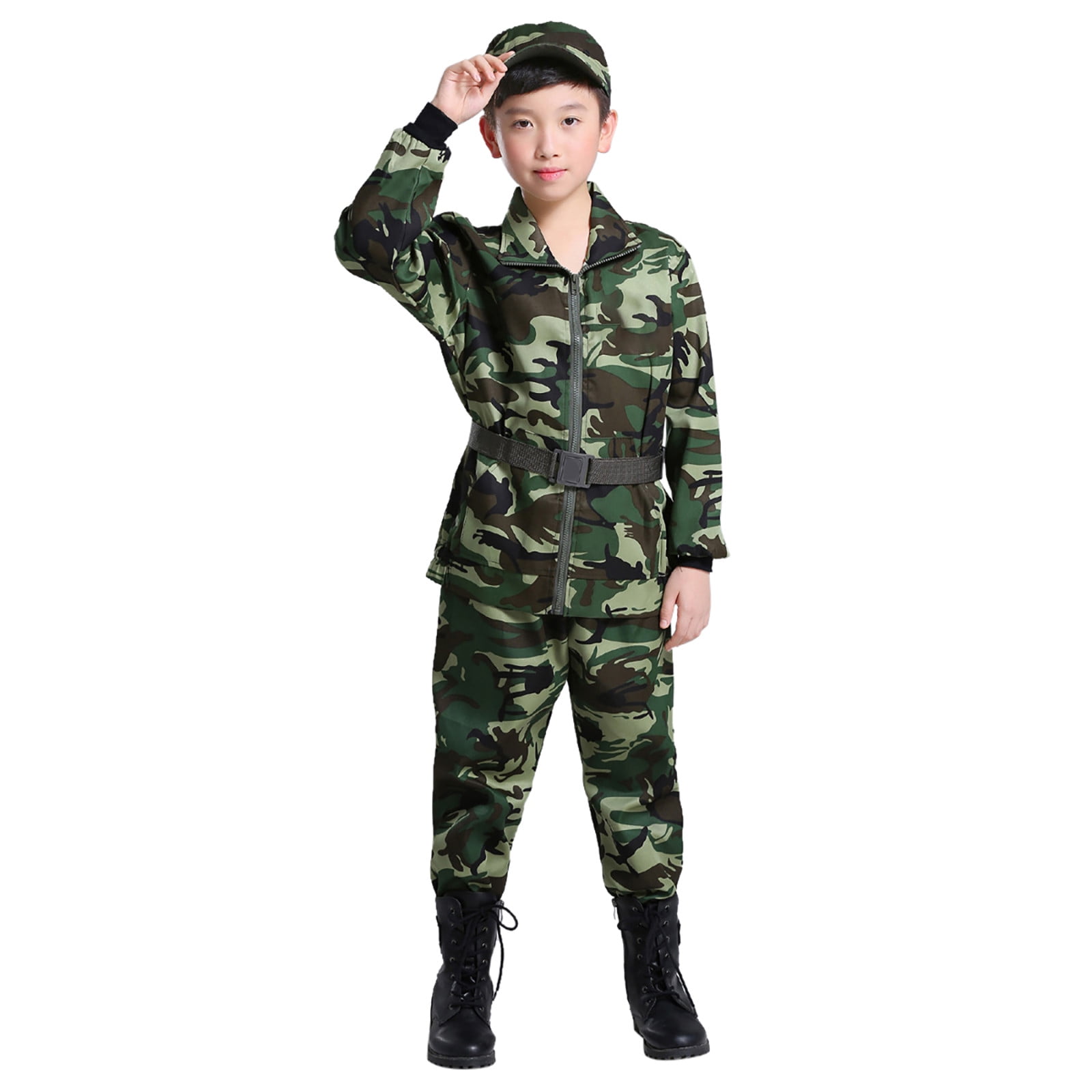 AOMPMSDX Boys Outfits Set Armyss For Kids Soldier Militaryss ...