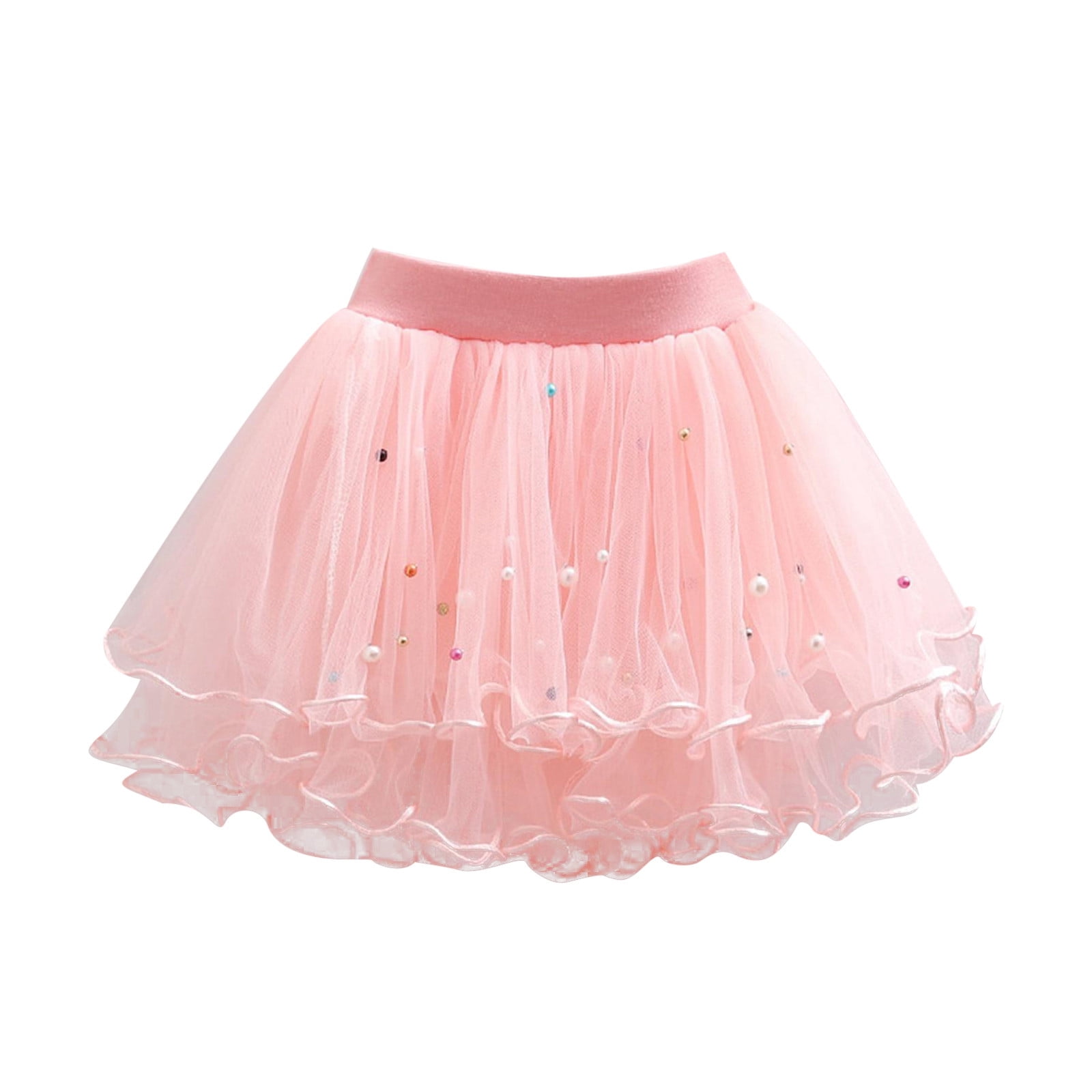 AOMPMSDX Girls Dresses Spring Children'S Skirt Girls' Mesh Skirt Nailed ...