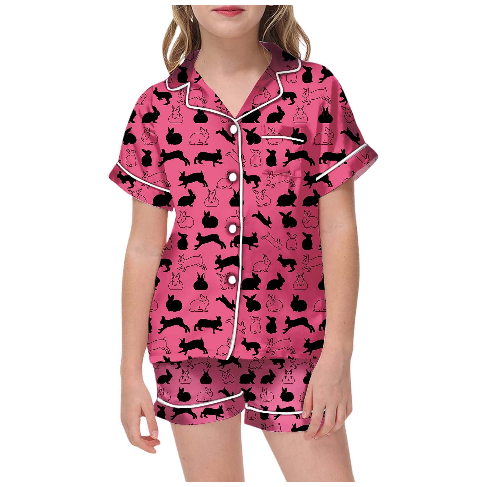 AOMPMSDX Girls Outfits Set Children's Easter DIY Hand Painted Home ...