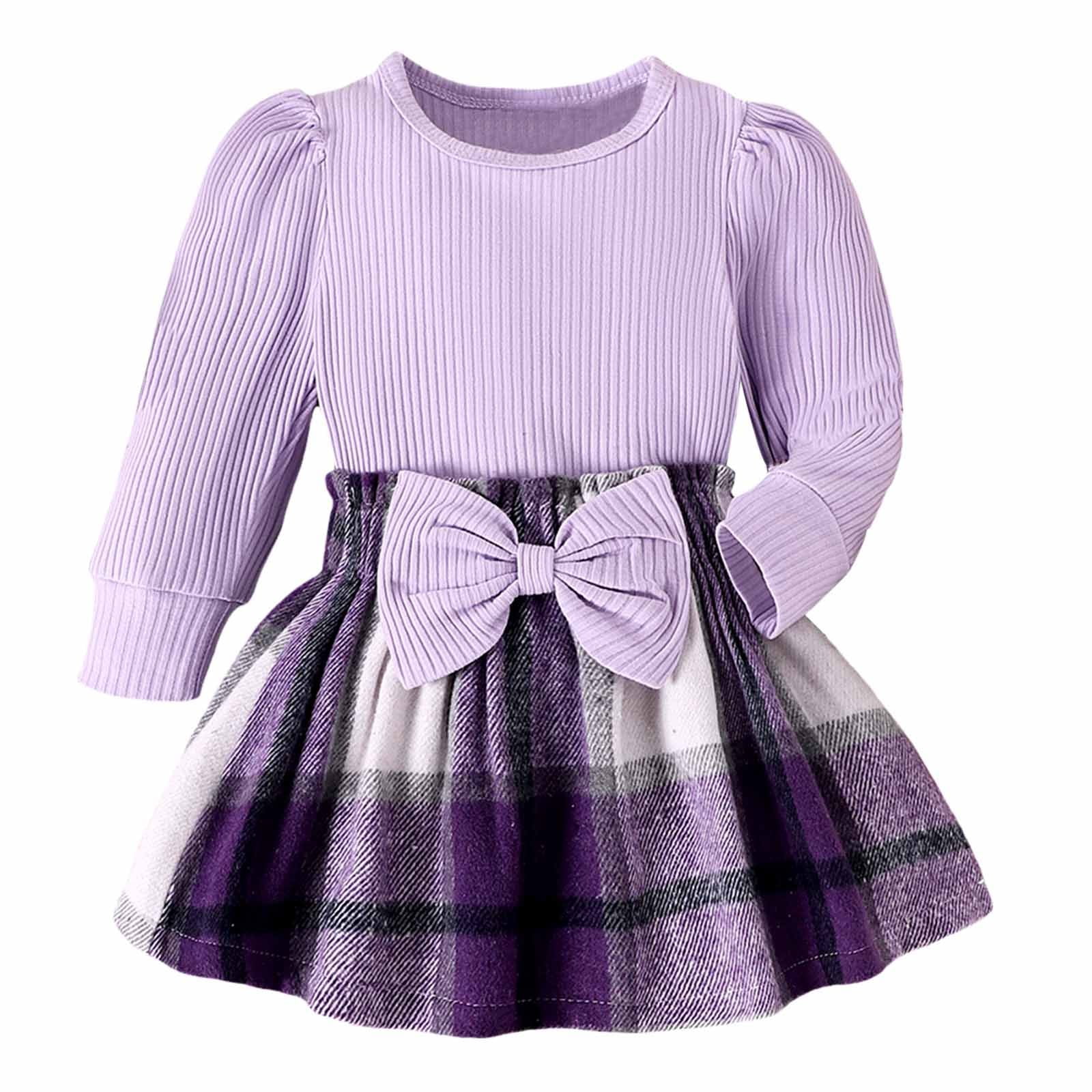 AOMPMSDX Girls Outfits Set Toddler Girl Skirt Set 2Pcs Outfits Puff ...