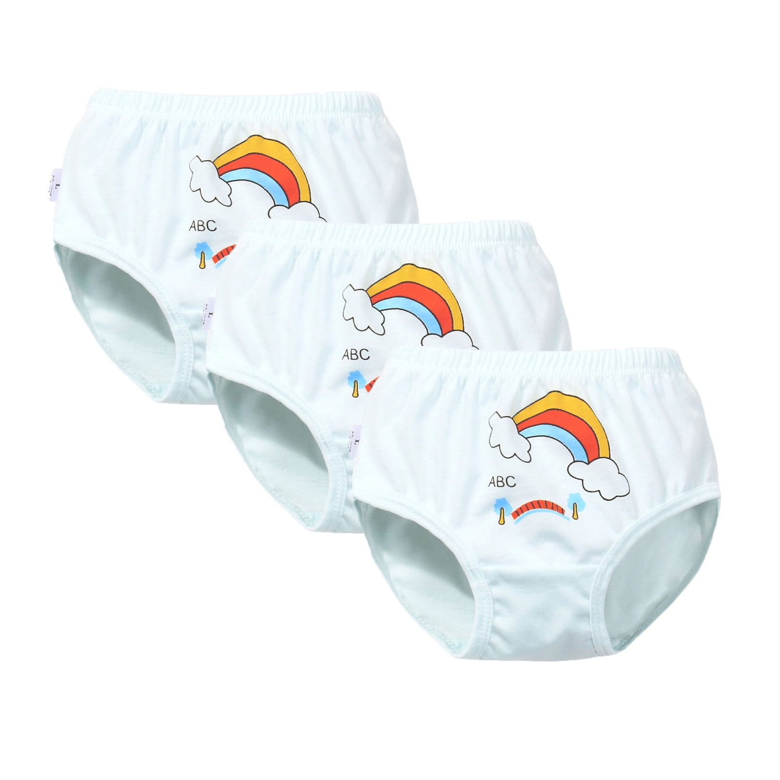 AOMPMSDX Girls Underwear Kids Children Boys Girls Cartoon Prints ...