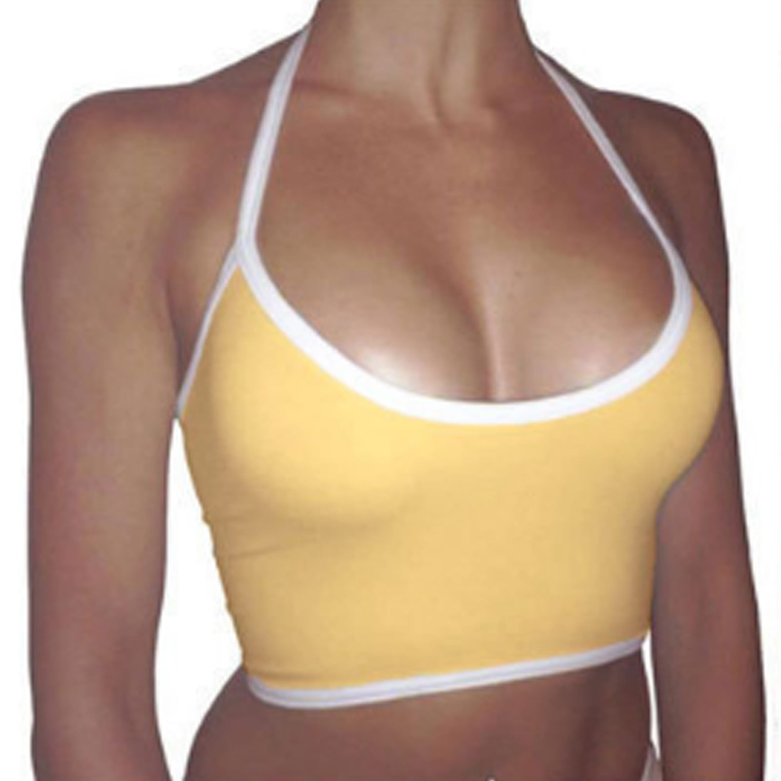 Aompmsdx Tank Tops Women Boho Bustier Bra Vest Crop Top Bralette Great