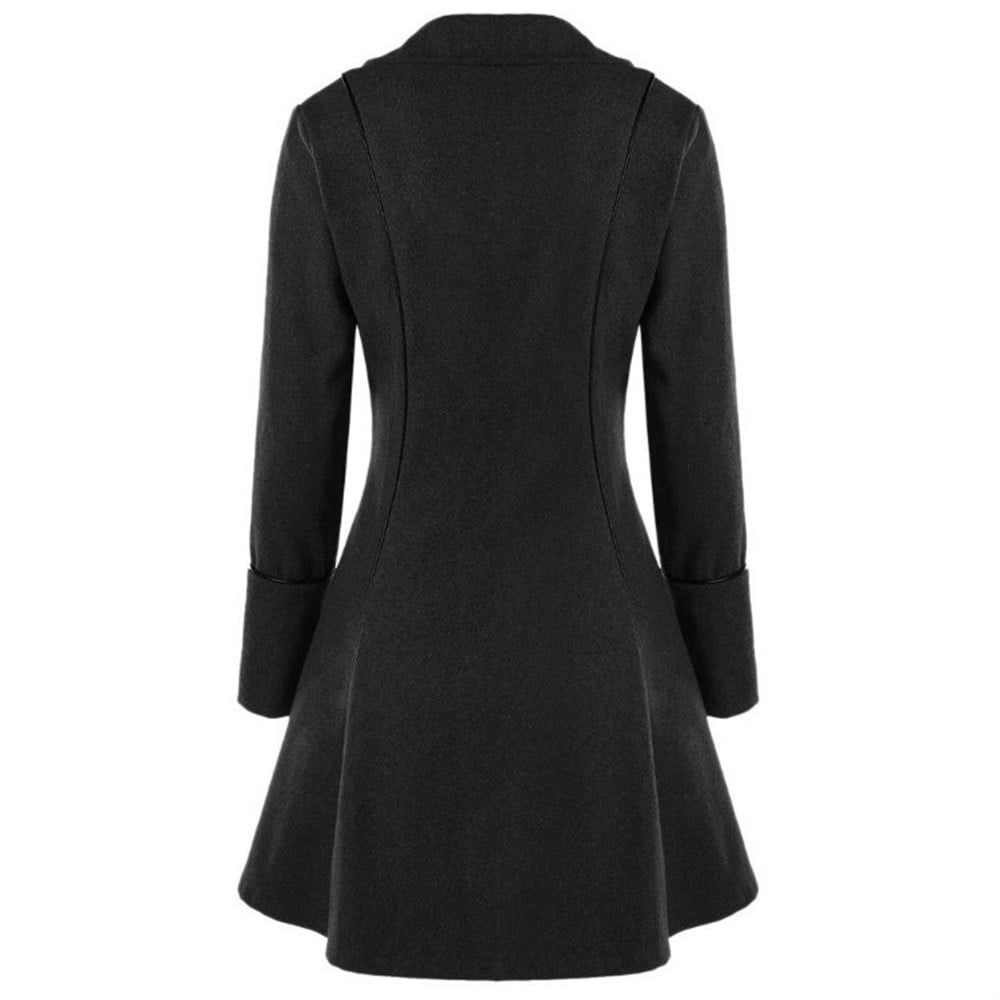 AOMPMSDX Women's Jackets & Coats Women Long Sleeve Retro Lace Trim ...
