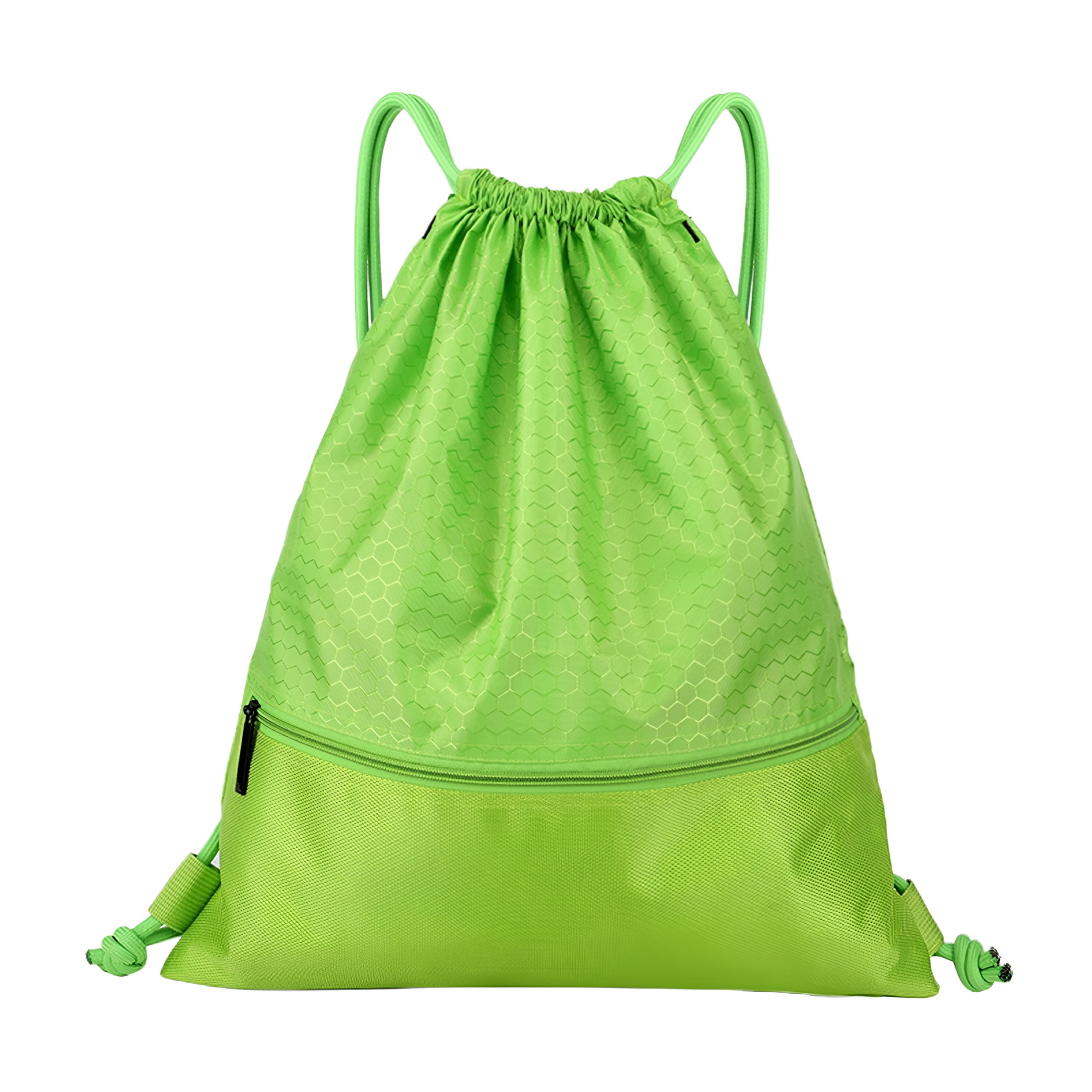 AOMRCOL Backpack Bag, Waterproof Draw String Back Sack with Zip Pocket ...