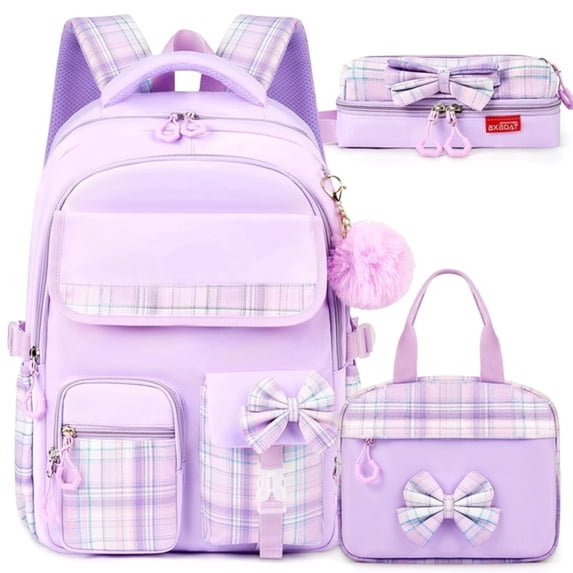 AOMRCOL Backpack for Ages 4-12,Cute School Bag for Elementary&Middle ...