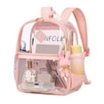 AOMRCOL Candy Clear Backpack for Stadium Events Approved 12×6×12",Thick ...