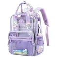 AOMRCOL Clear Backpack Heavy Duty Stadium Approved Pvc School ...
