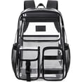 AOMRCOL Clear Backpack,Transparent Heavy Duty See-Through Backpack ...