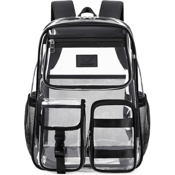 AOMRCOL Clear Backpack,Transparent Heavy Duty See-Through Backpack ...