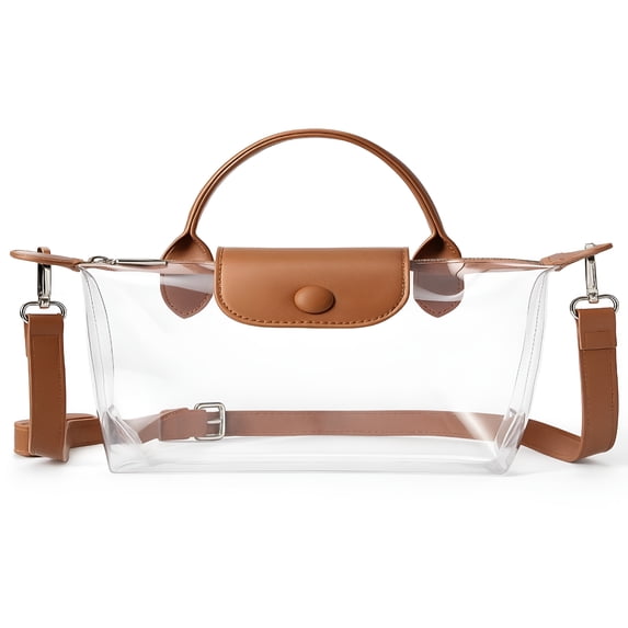 AOMRCOL Clear Bag for Stadium Approved, Small Crossbody Purse Handbags ...