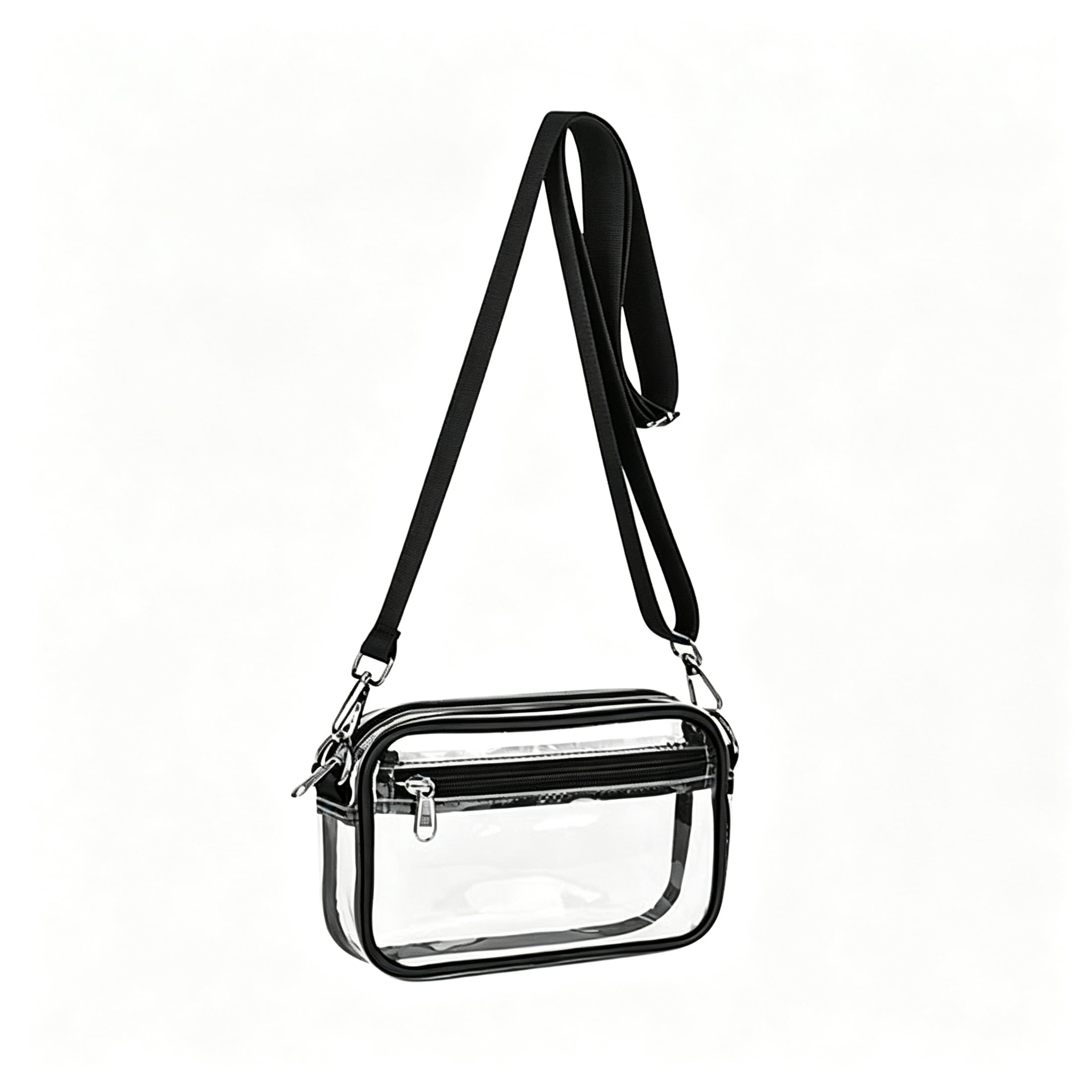 AOMRCOL Clear Crossbody Bag,Stadium Approved Clear Purse Bag Adjustable ...