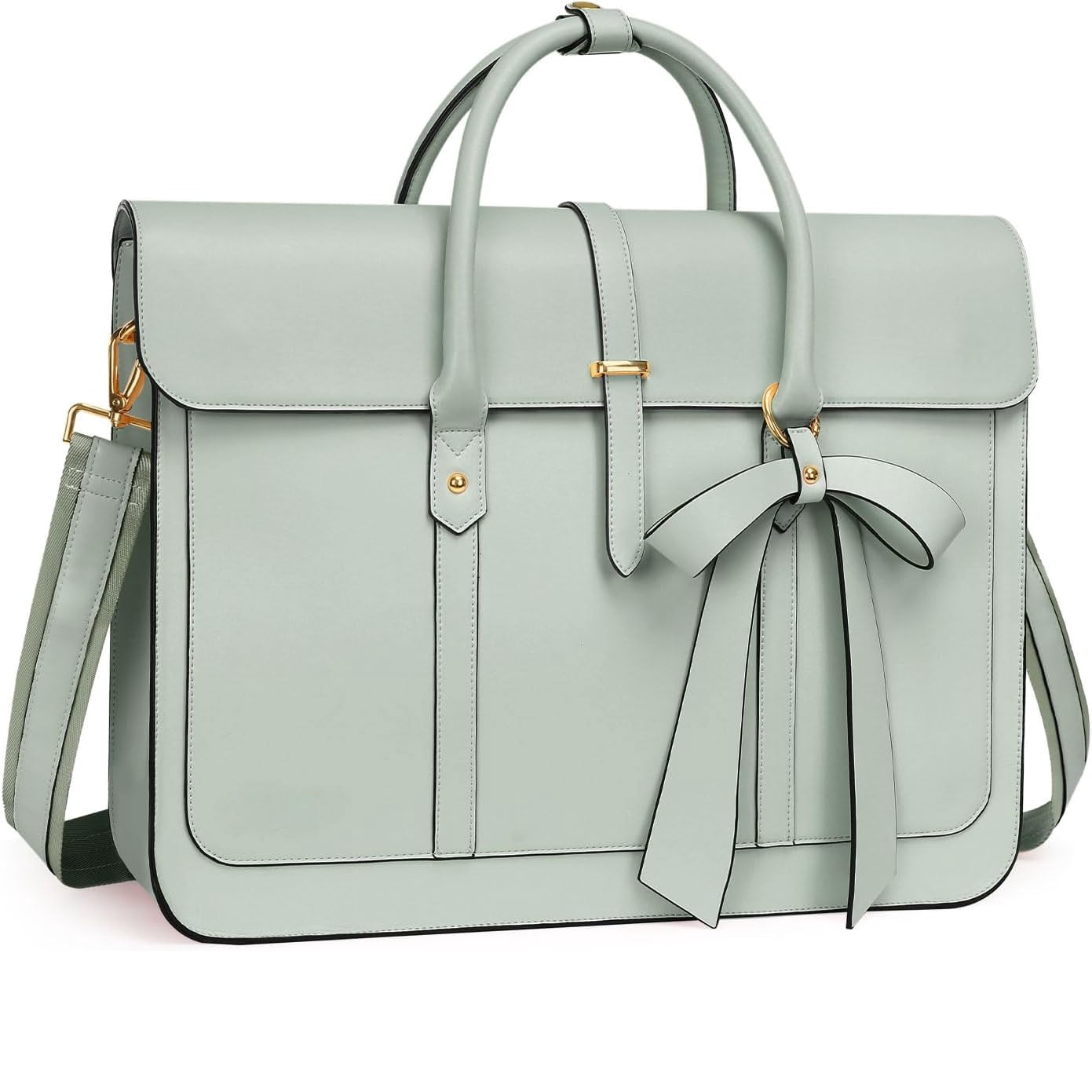 AOMRCOL Laptop Bag for Women,Pu Leather Laptop Shoulder Bags ...