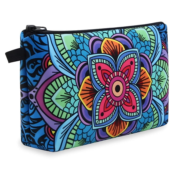 AOMRCOL Makeup Bag, Portable Travel Cosmetic Bag Zipper Pouch ...