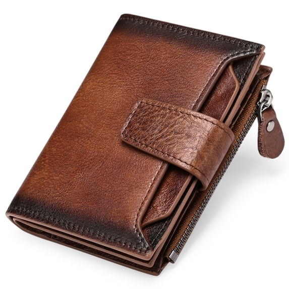 AOMRCOL Minimalist Wallet for Men Leather Rfid Blocking Coin Purse ...