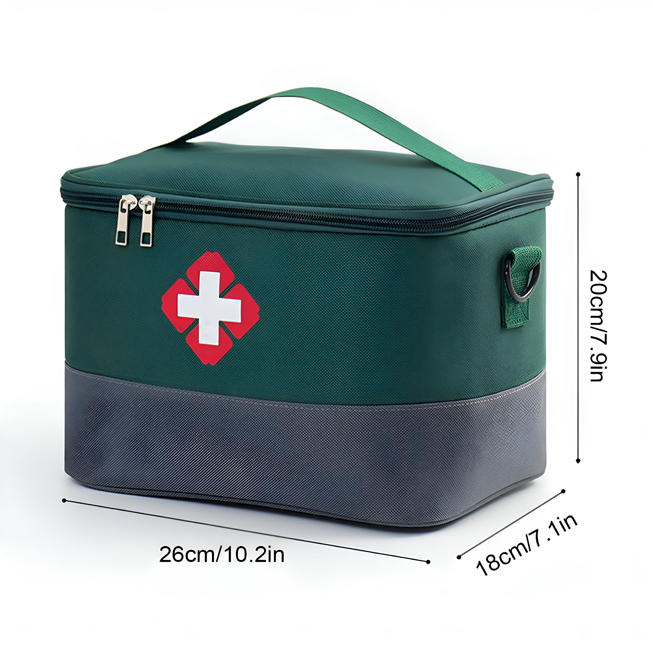 AOMRCOL Pill Organizer,Storage Bag with Handle,Large Capacity,Zipper ...